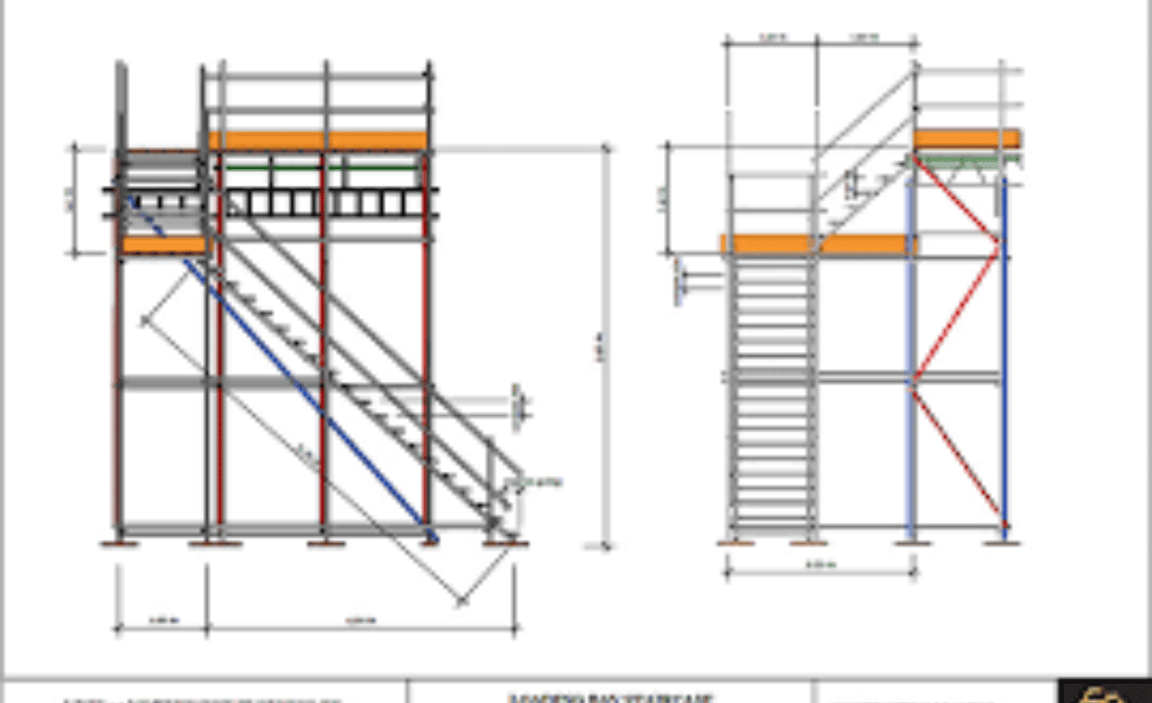 Precision Scaffold Elevation Drawings Services 1st