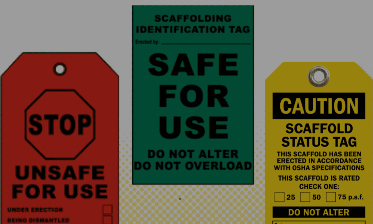 Scaffold Tagging System: Ensure Site Safety